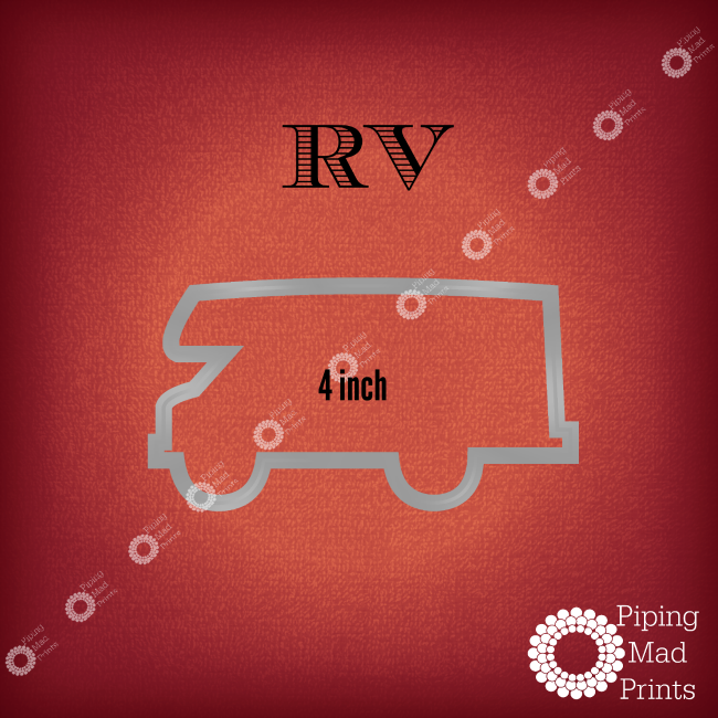 RV 3D Printed Cookie Cutter - 4 inch – Piping Mad Prints
